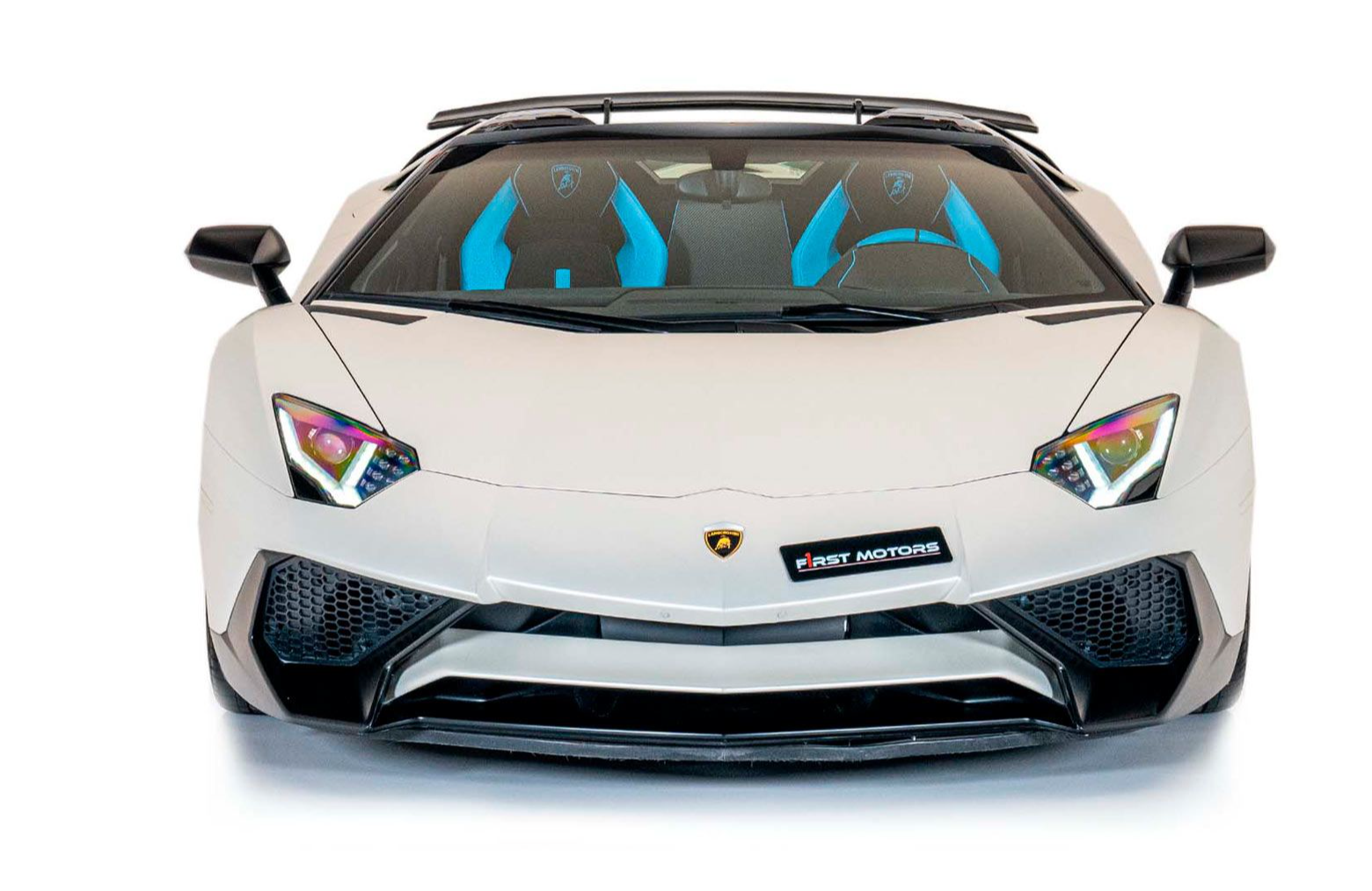Vista Lateral Do Motor Lamborghini Aventador