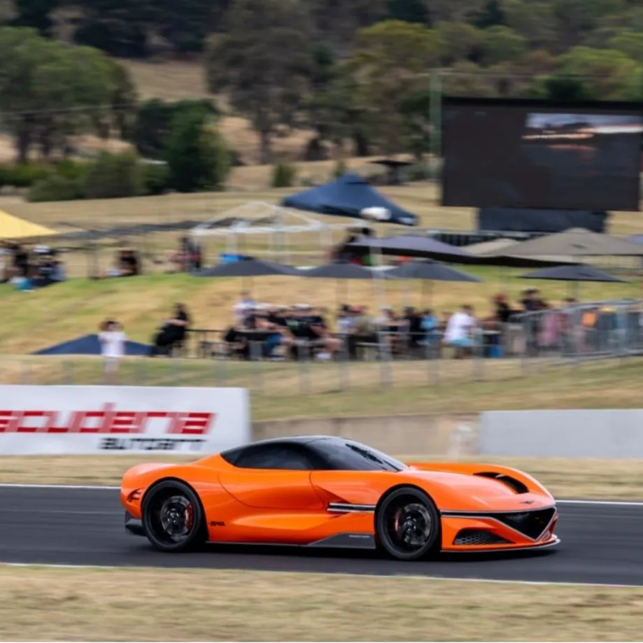 Genesis X Gran Berlinetta Debuts on Track with Jacky Ickx at Bathurst