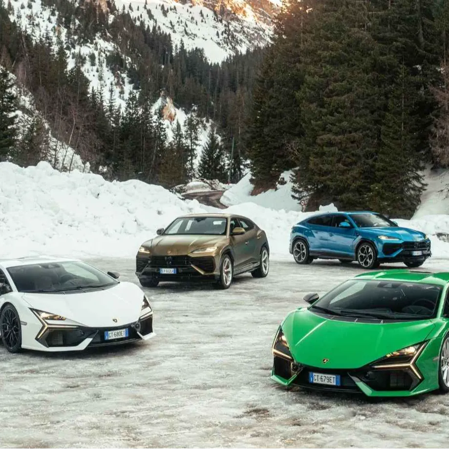 Lamborghini’s Fastest Hybrids Take on the French Alps